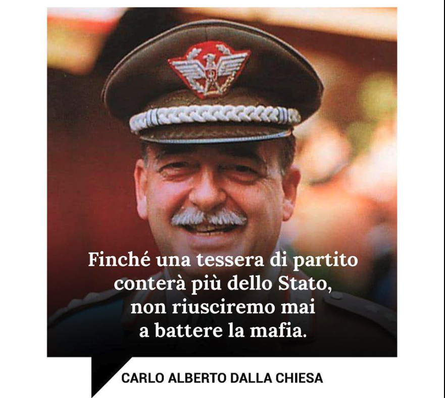 Mafia, 40 anni fa l’omicidio del generale Carlo Alberto Dalla Chiesa - Il Corriere del Giorno